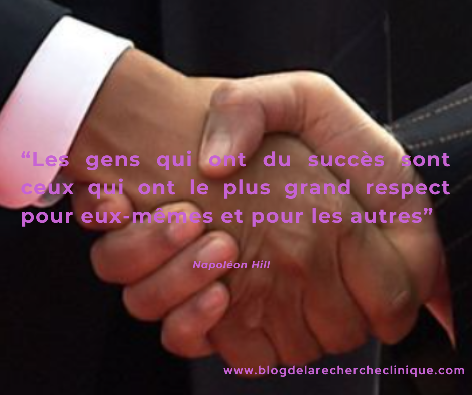 Reconnu, respecté en tant qu'attaché en recherche clinique